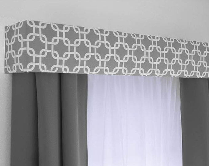 Custom Cornice Board Valance Box Window Treatment - Custom Curtain ...