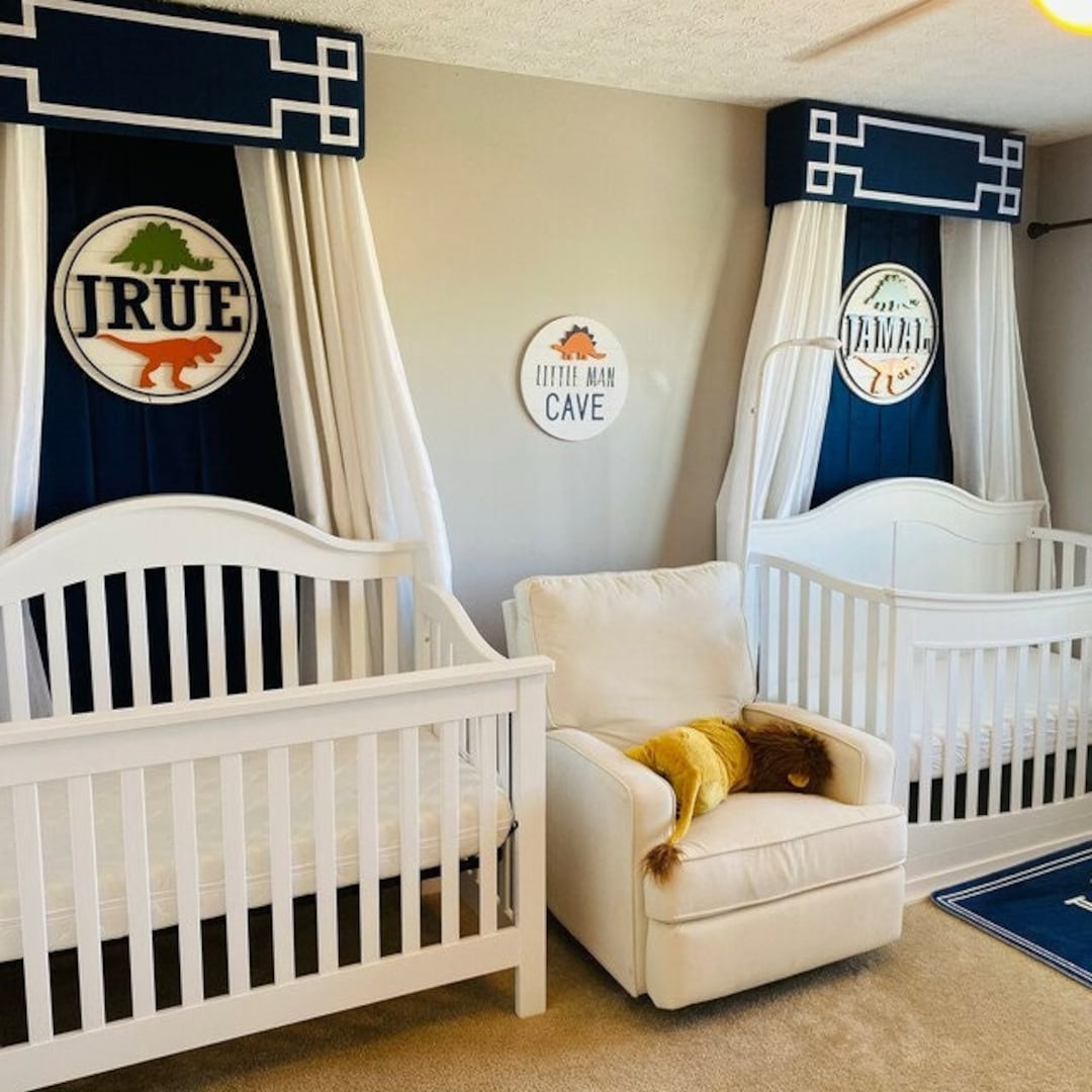 Nursery Crib Canopy Cornice by Designer Homes | Crib Valance | Bed ...
