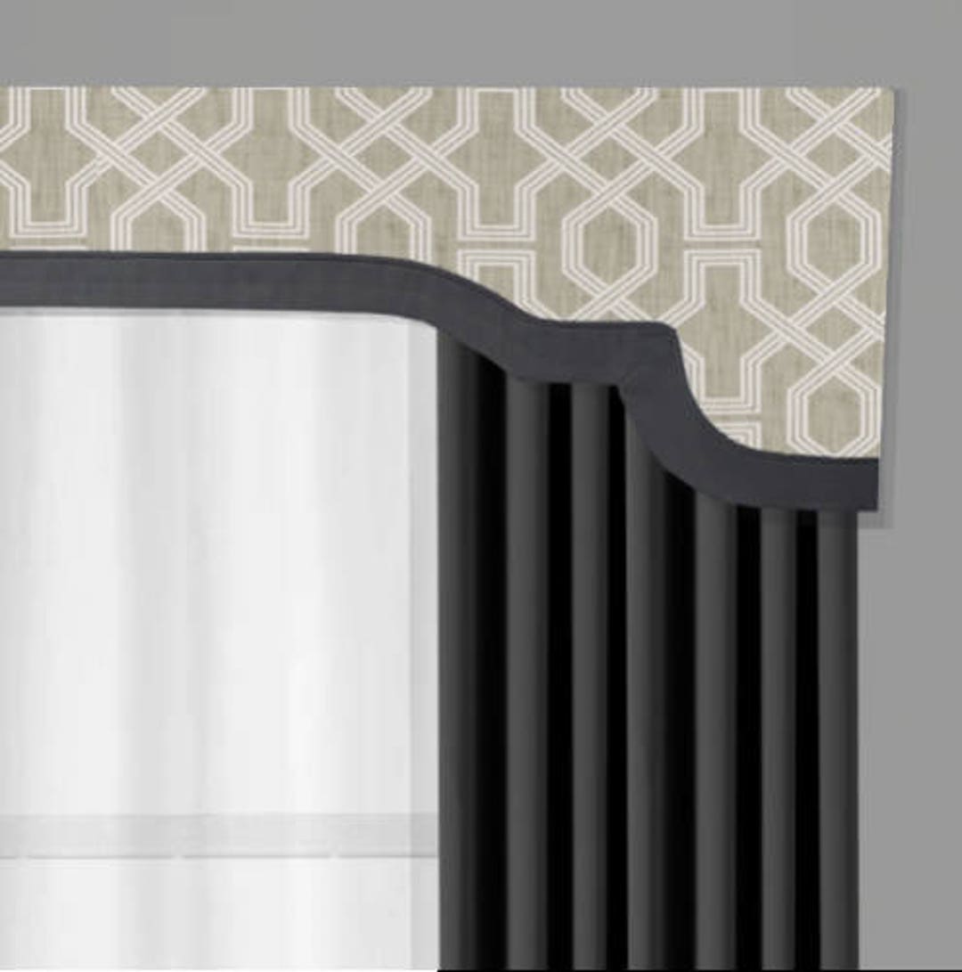 Window Pelmet Cornice Board | Cornices by Designer Homes | Property Brother's Nasco Pewter Luxe ...