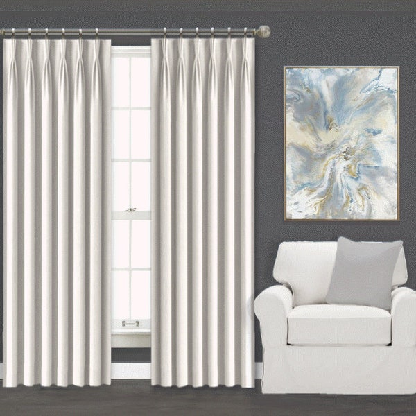 Fan Pleat Curtains - Etsy