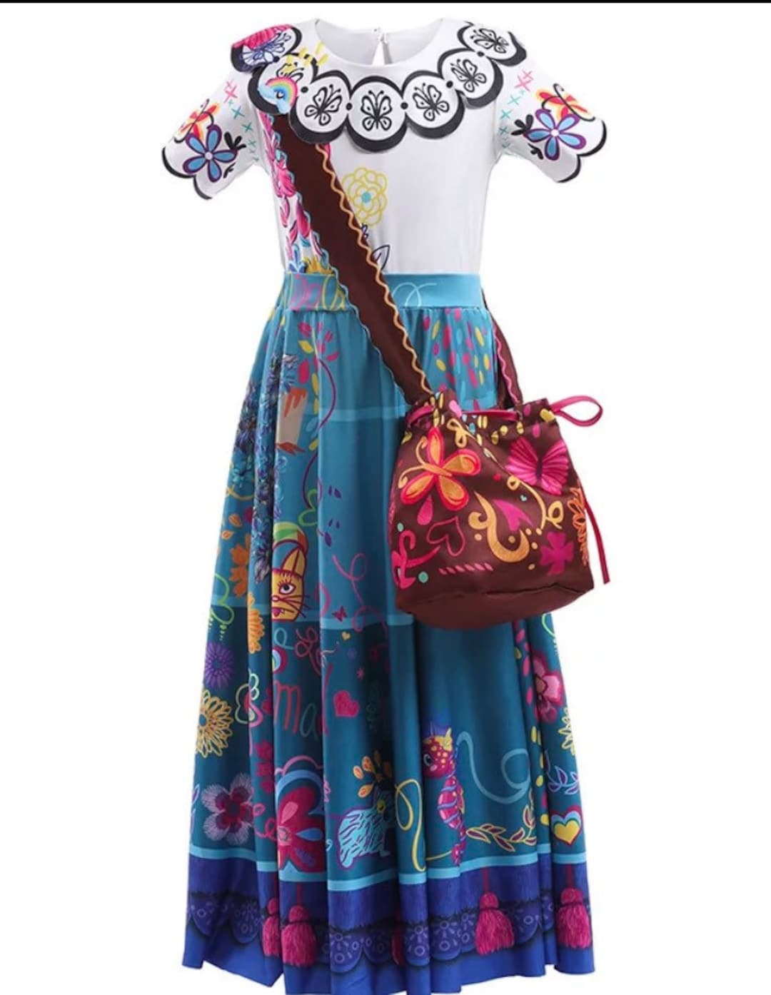 Mirabel Magic Family Dress Costume Toddler Girls Cosplay Princess ...