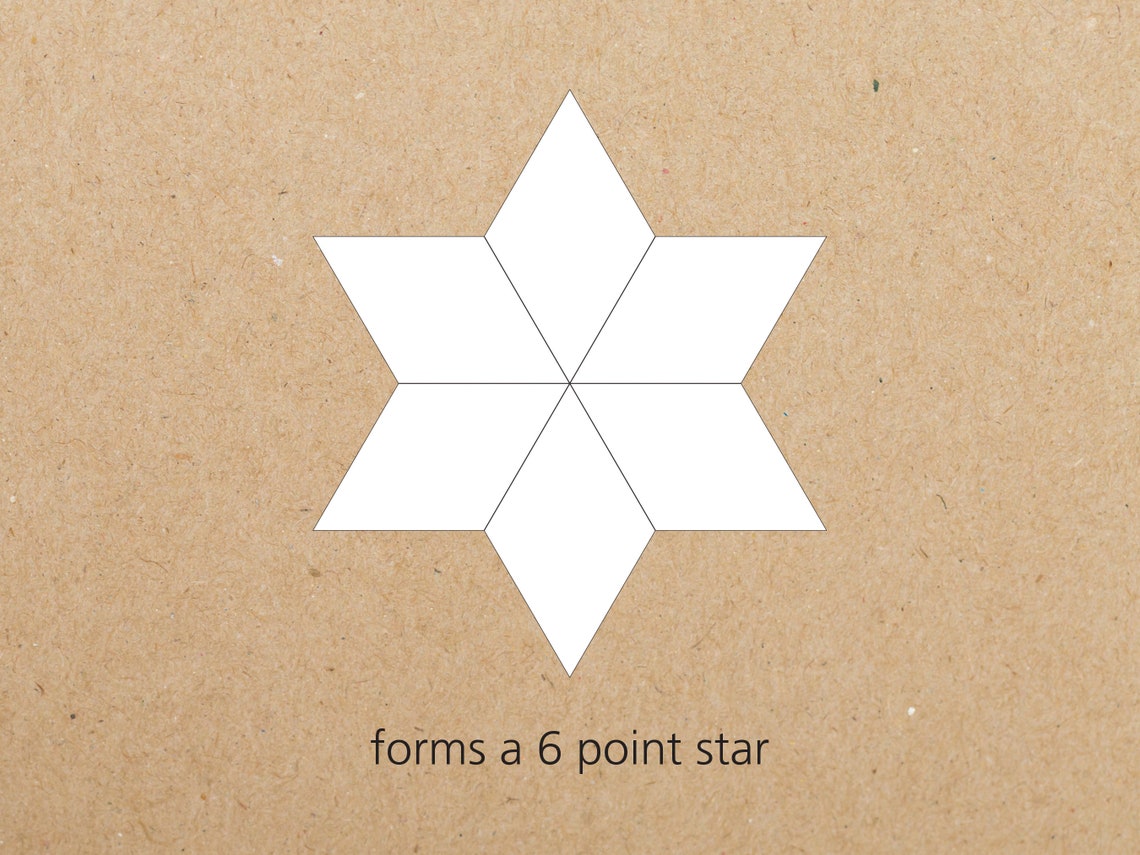 2 Inch Diamond 60 Degrees - English Paper Piecing (EPP) Instant ...