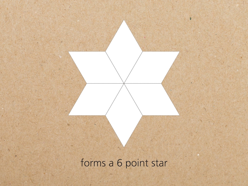2 Inch Diamond 60 Degrees - English Paper Piecing (EPP) Instant ...