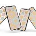 IPhone Wallpaper Bundle, 11 Jpegs, Hexie Patchwork Quilt Patterns ...
