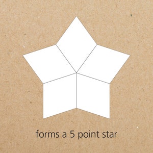 2 Inch Diamond 72 Degrees - English Paper Piecing (EPP) Instant ...