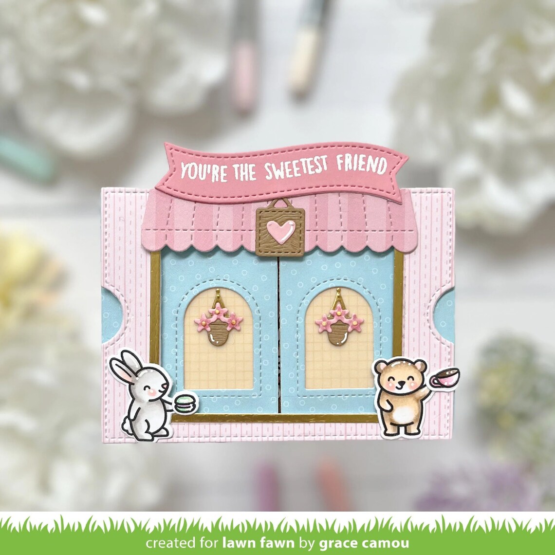 Lawn Fawn - Ta-da! Diorama! Shop Add-on Lawn Cuts - Lawn Cuts - Etsy