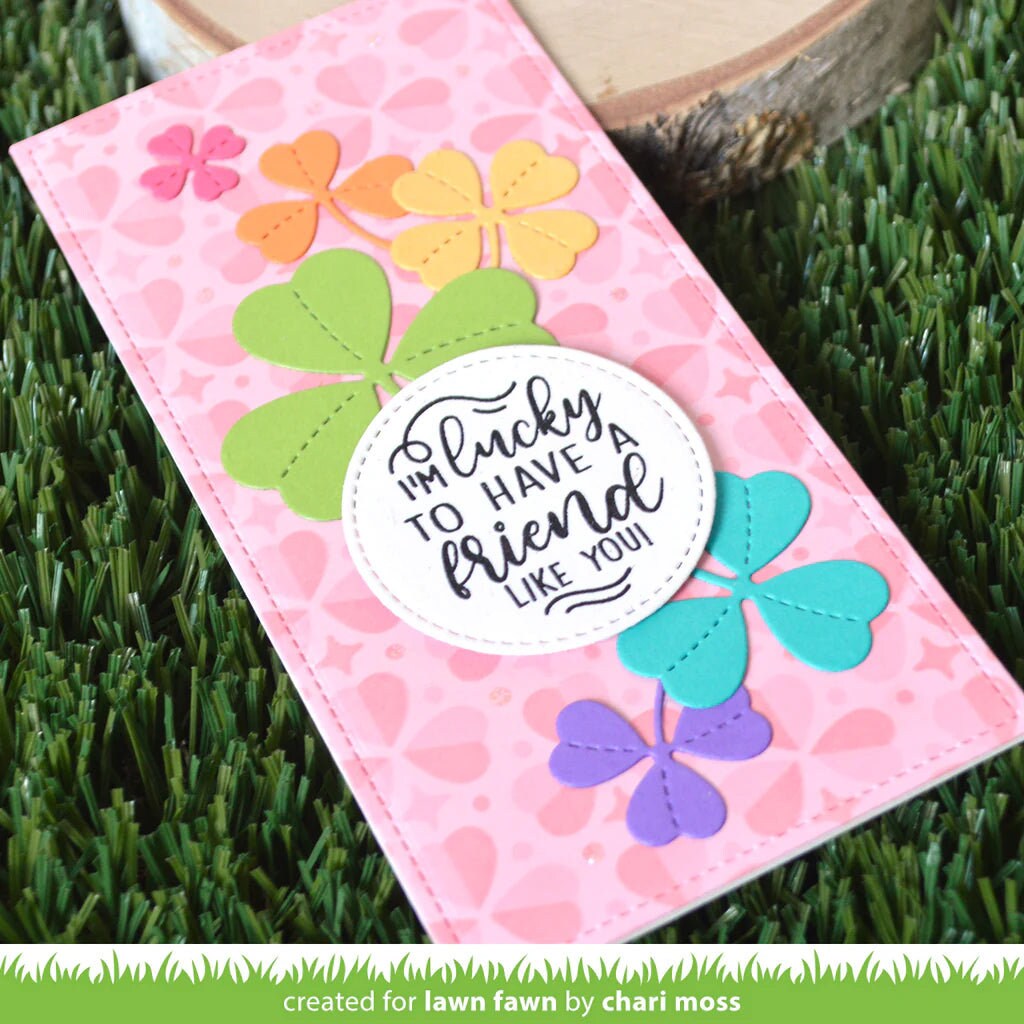 Lawn Fawn - Clover Background Stencils - Lawn Cuts - Etsy
