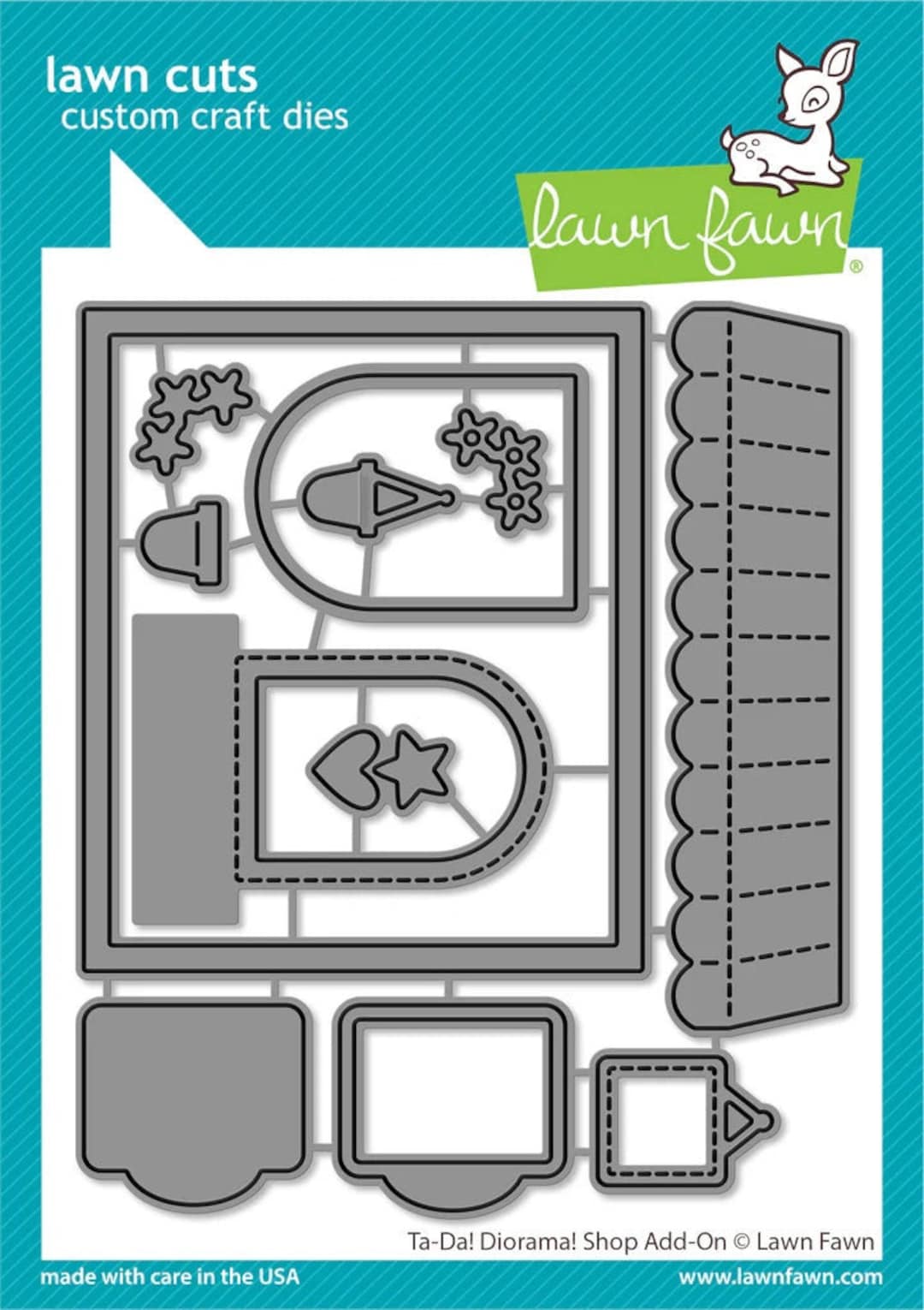 Lawn Fawn - Ta-da! Diorama! Shop Add-on Lawn Cuts - Lawn Cuts - Etsy