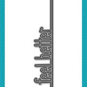 Lawn Fawn-lawn Cuts-feel Better Line Border - Etsy