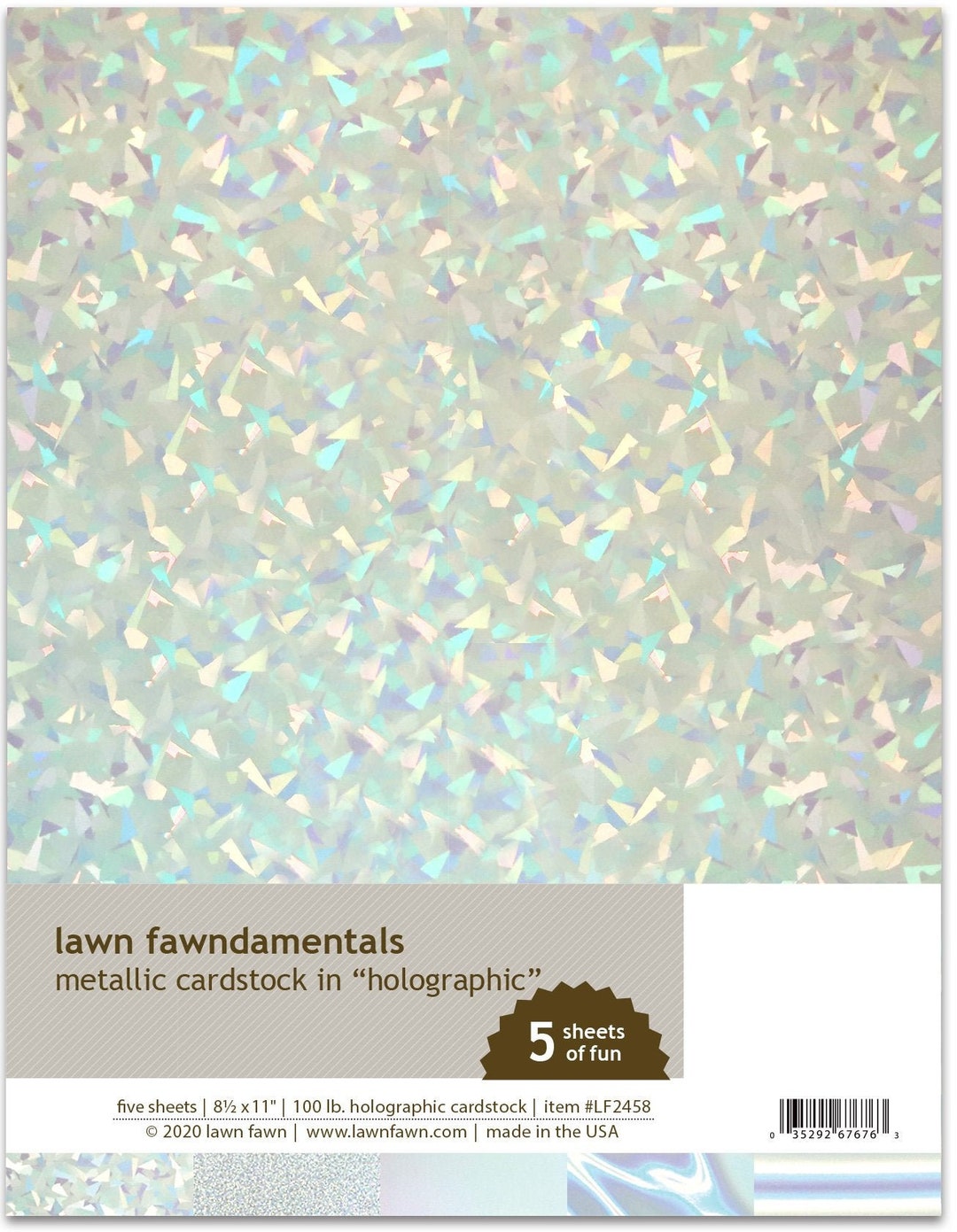Lawn Fawn-metallic Cardstock-holographic - Etsy