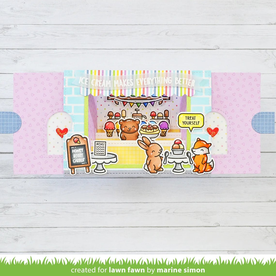 Lawn Fawn - Ta-da! Diorama! Shop Add-on Lawn Cuts - Lawn Cuts - Etsy