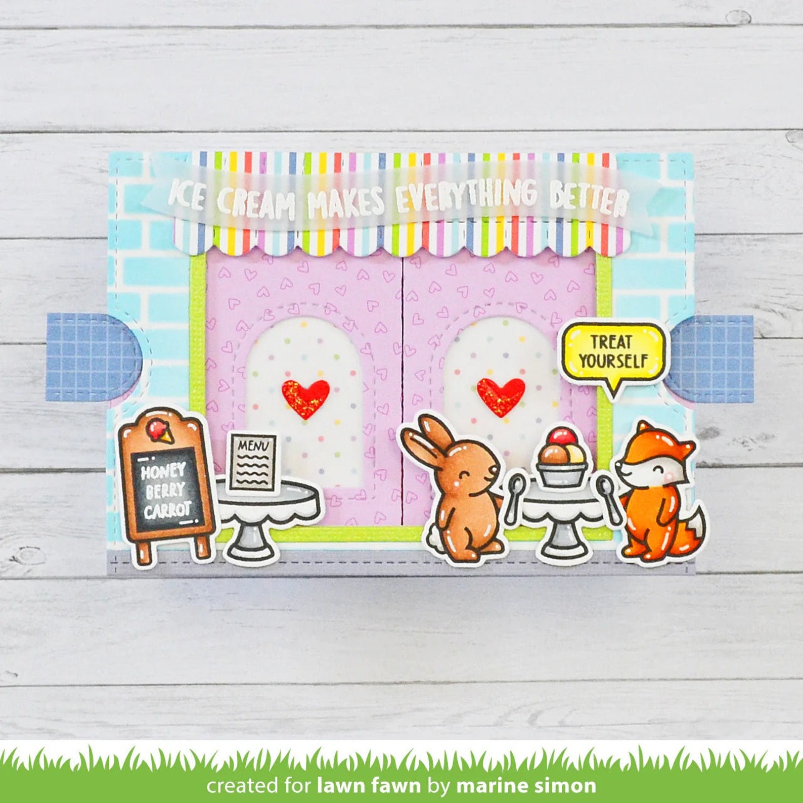 Lawn Fawn - Ta-da! Diorama! Shop Add-on Lawn Cuts - Lawn Cuts - Etsy