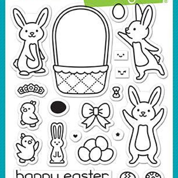 Easter Bunny Stamp - Etsy