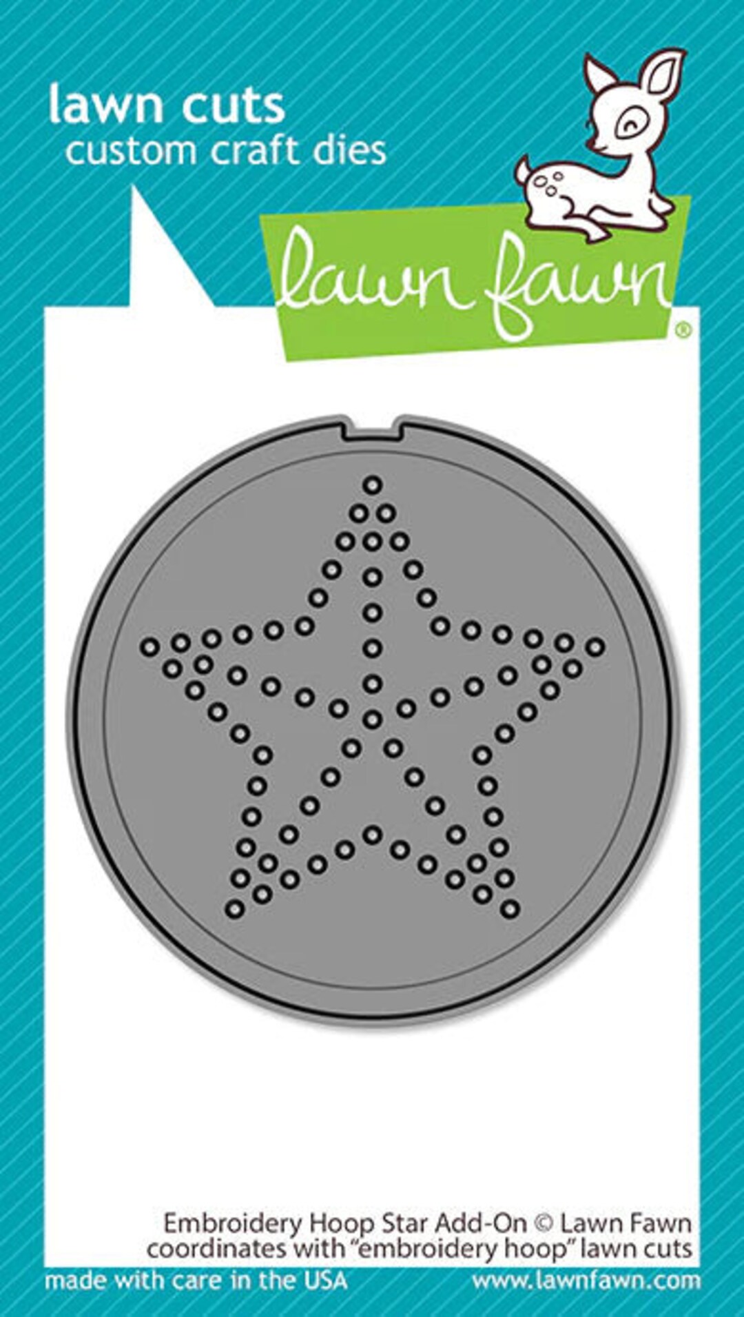 Lawn Fawn - Embroidery Hoop Star Add-on - Lawn Cuts - Dies - Etsy