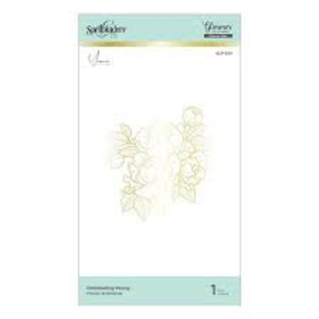 Spellbinders-hot Foil Plate-glimmer Plate-glimmering Peony - Etsy