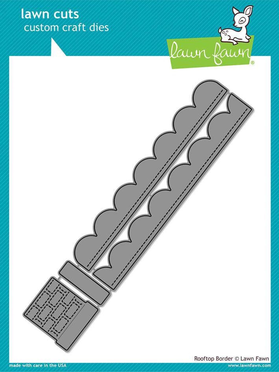 Lawn Fawn-rooftop Border=lawn Cuts - Etsy