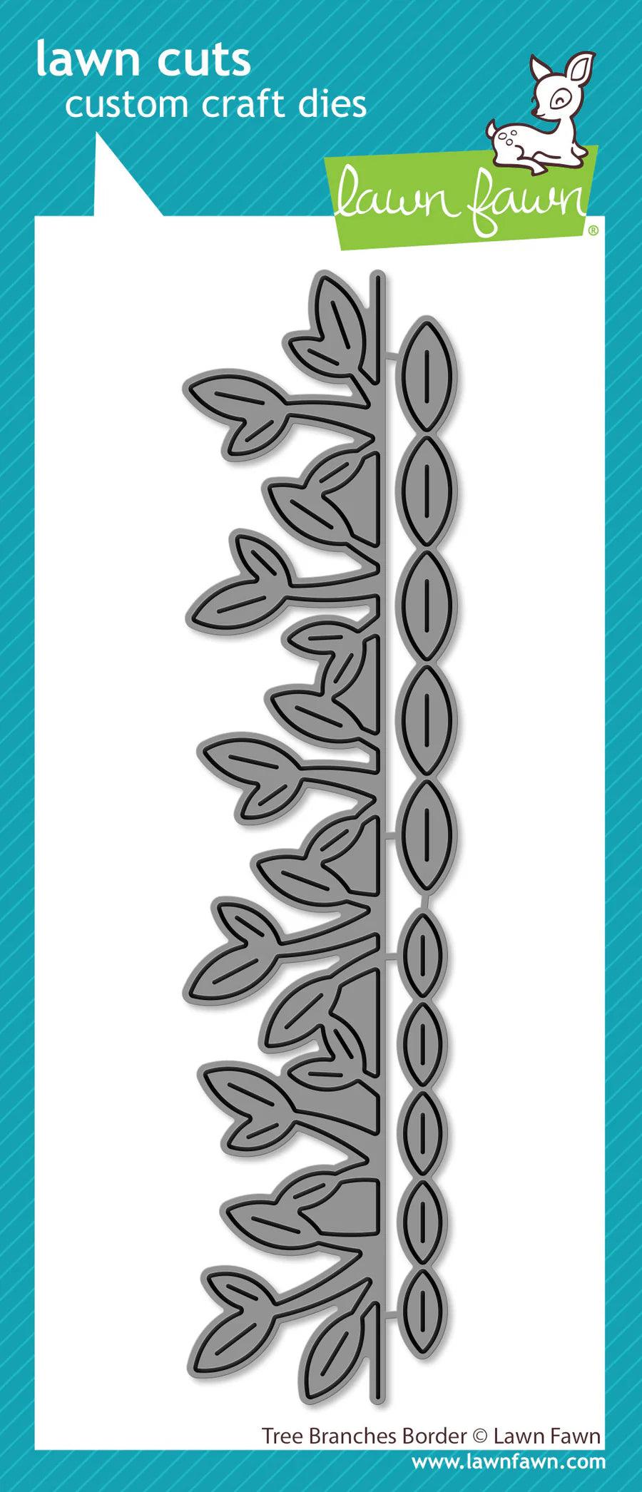 Lawn Fawn - Tree Branches Border - Lawn Cuts - Etsy