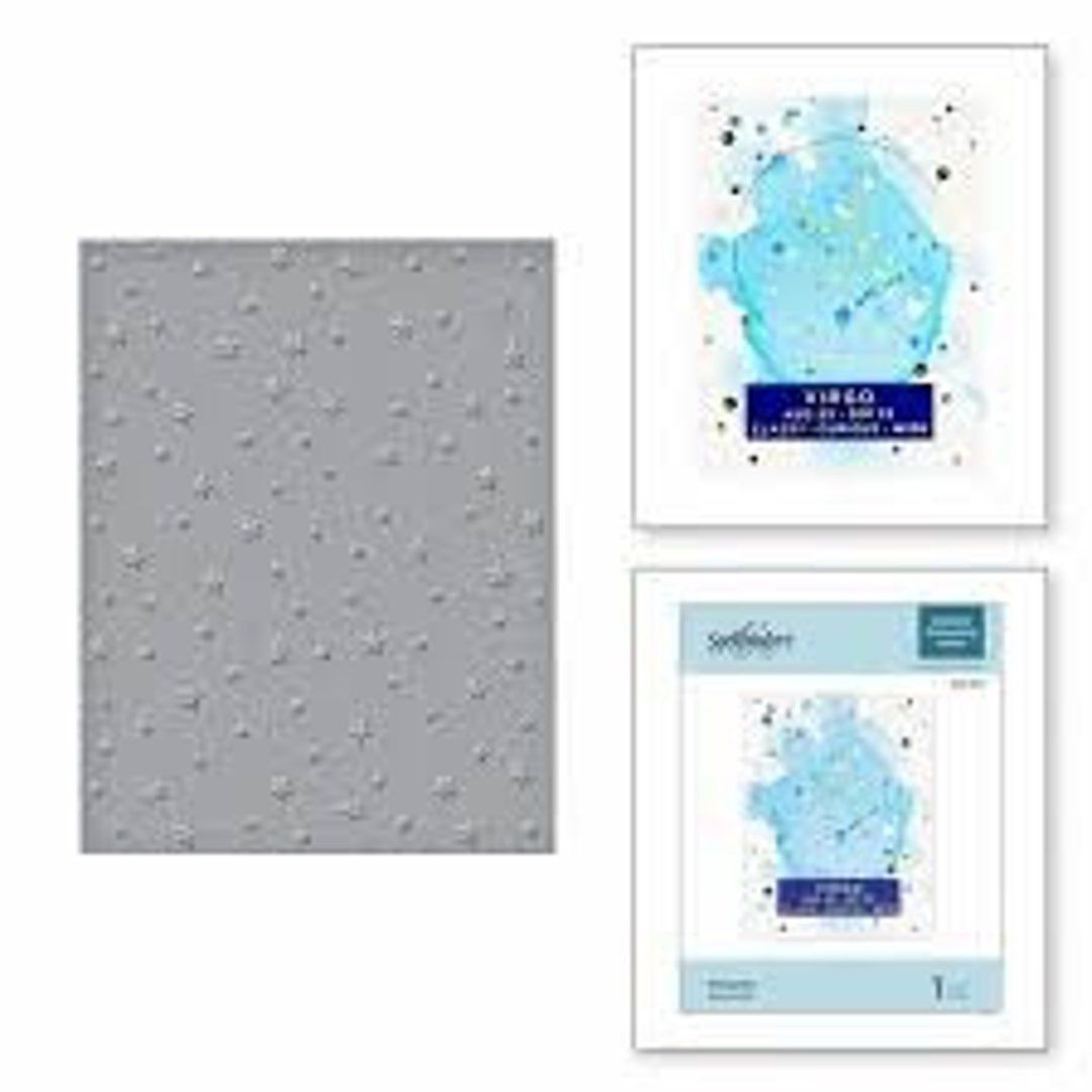 Spellbinders-embossing Folder-celestial Zodiac-stargazer - Etsy