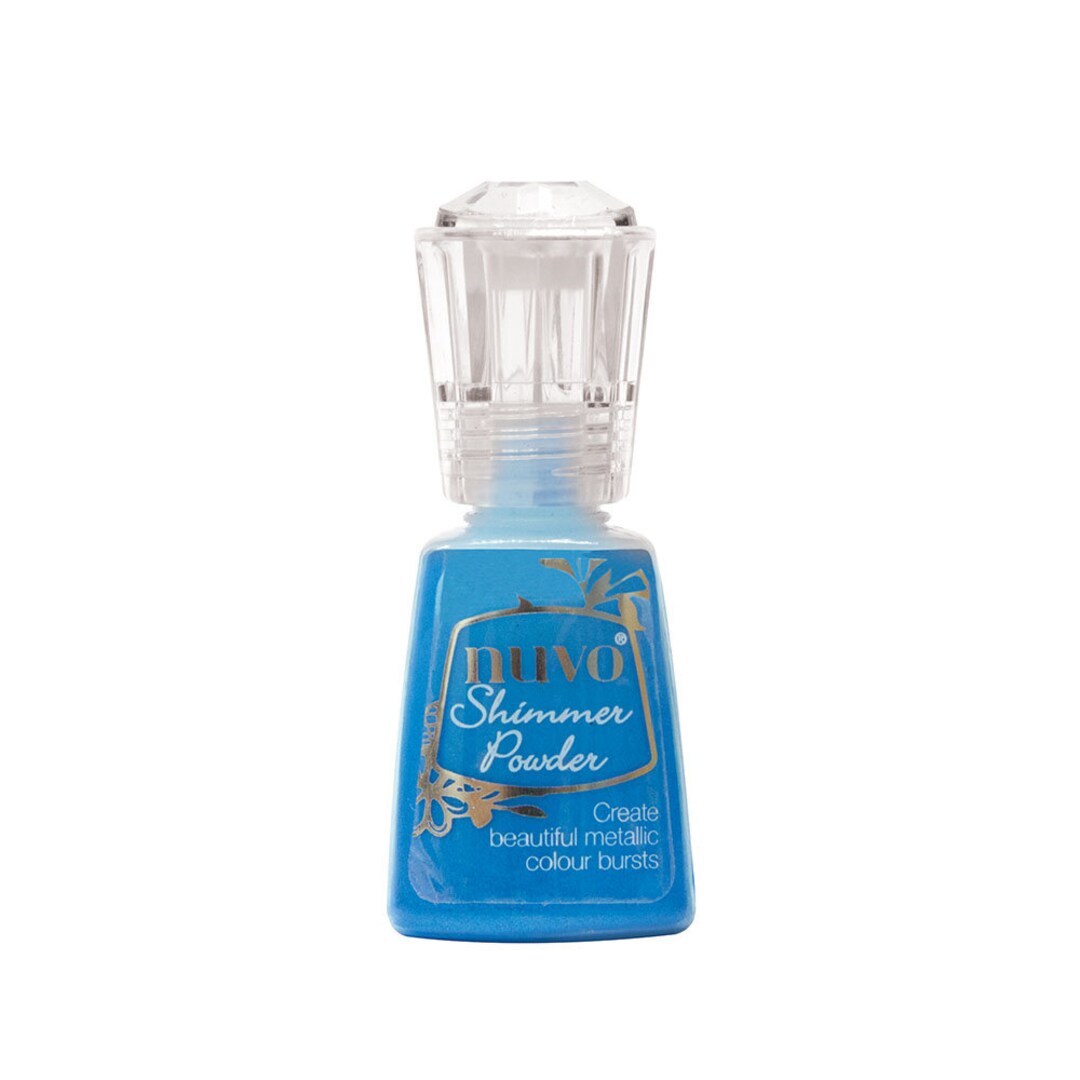 Nuvo - Shimmer Powder - Blue Blitz - Etsy