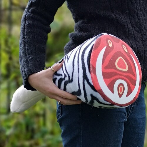 Zebra Leg Plush Prop - Etsy