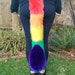 Rainbow Domestic Cat Costume Tail - Etsy