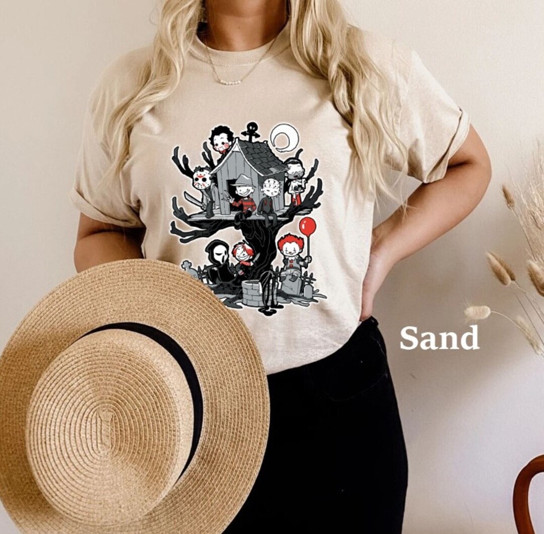 Halloween Kids Movie Famous Killers Tree House Shirts Horror - Etsy