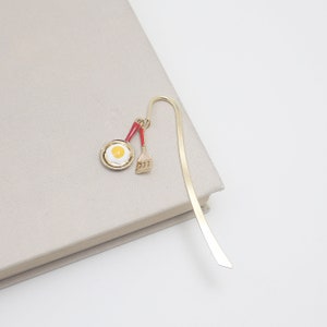 Fried Egg Bookmark,fried Egg Charm Bookmark, Chef Gifts, Cook Gifts ...