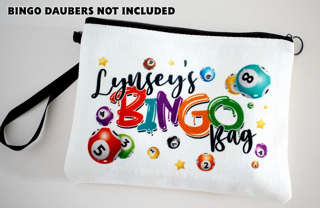 Bingo Bag Bingo Dauber Holder Bingo Dauber Bag Personalised Gift for ...