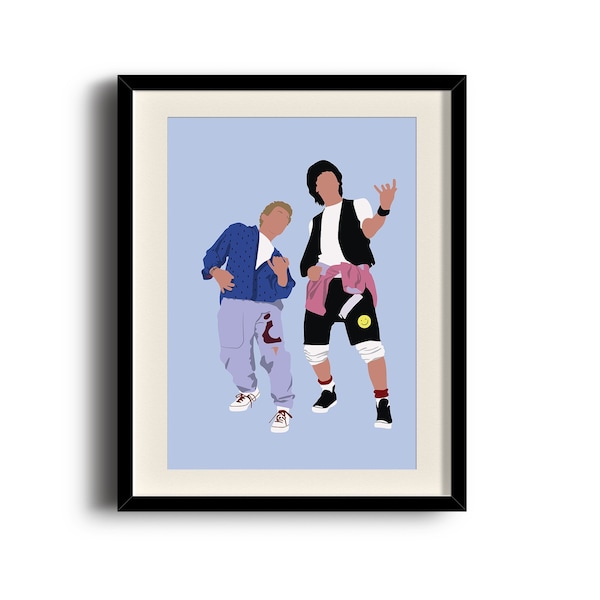 Bill and Ted Poster - Etsy