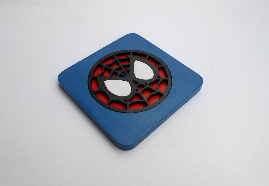 Spider-man Coaster - Etsy