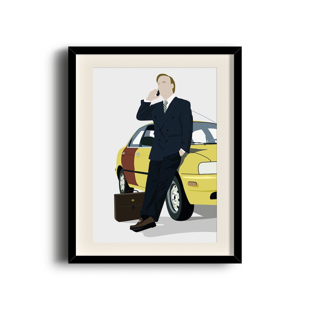 Better Call Saul, Saul Goodman Minimalist Print Poster, Better Call ...