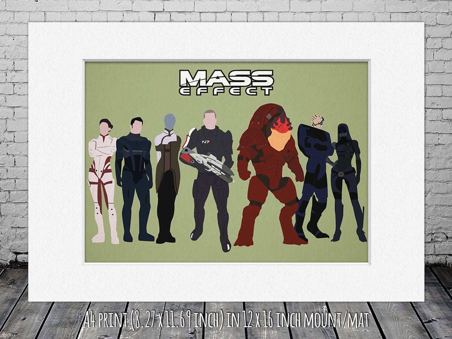 Mass Effect Minimalist Print Poster Mass Effect Digital Art - Etsy