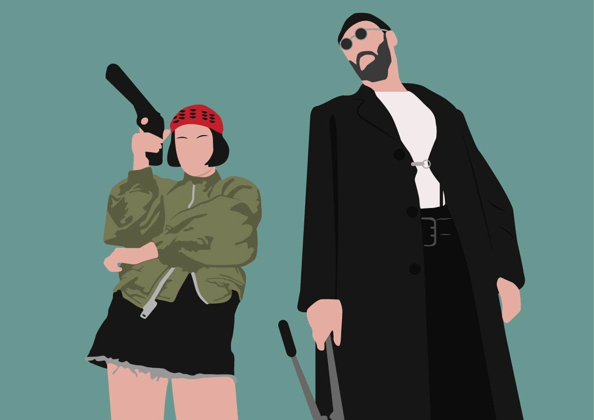 Leon and Mathilda Minimalist Print Poster Leon and Mathilda - Etsy