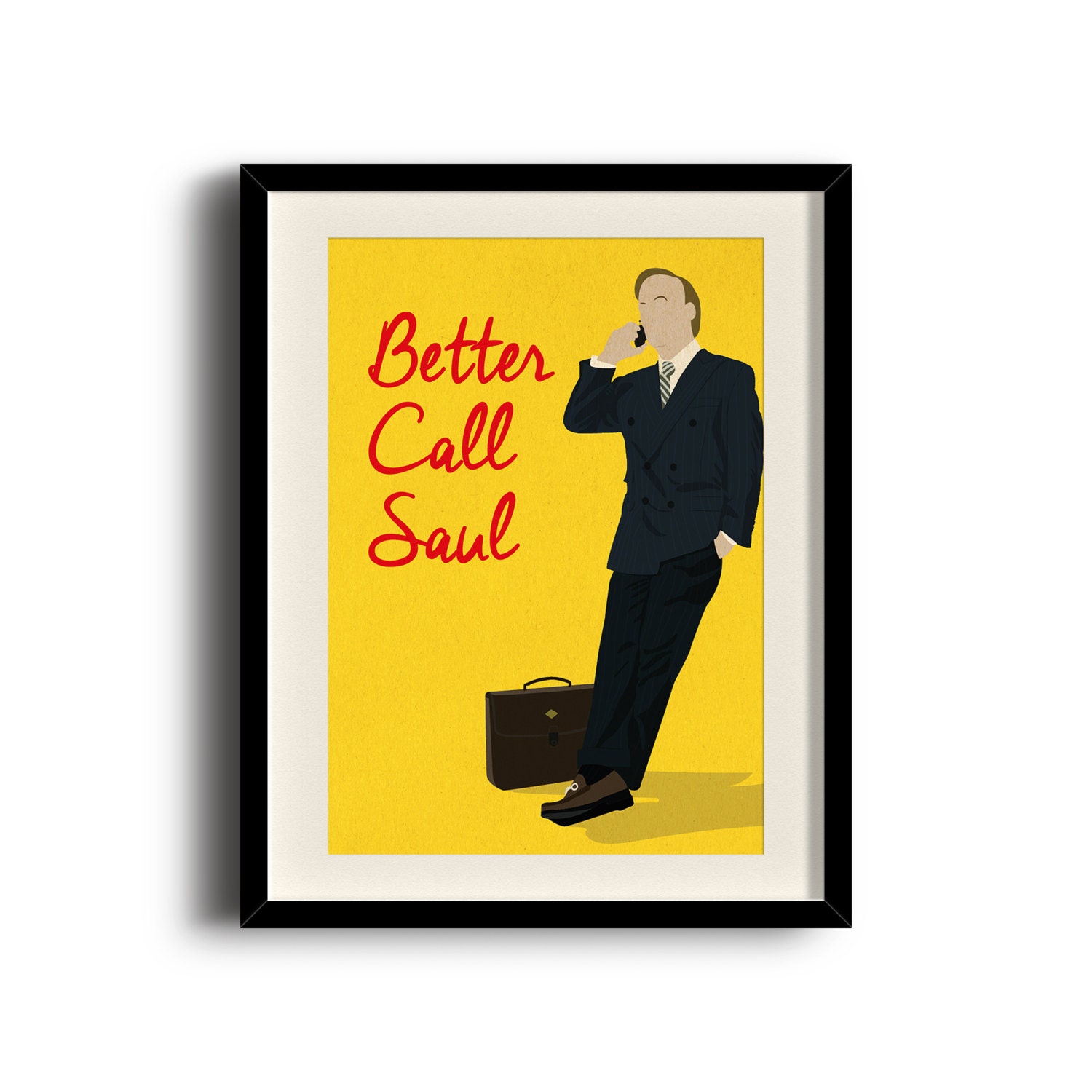 Better Call Saul, Saul Goodman Minimalist Print Poster, Better Call ...