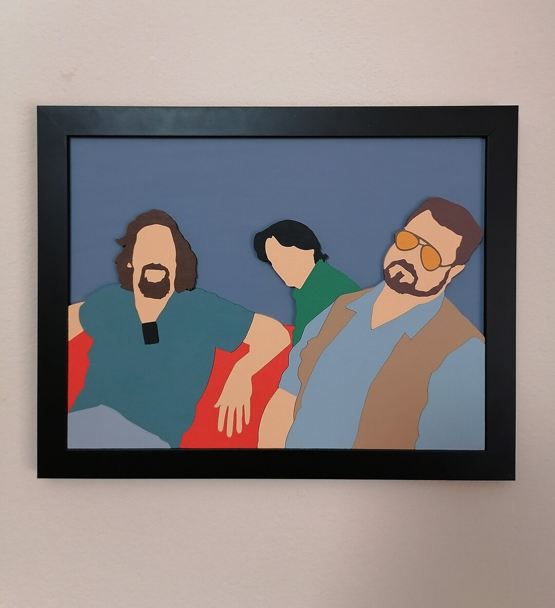 The Big Lebowski Wall Art Decor, 3D the Big Lebowski Framed Wall Ar,3d ...
