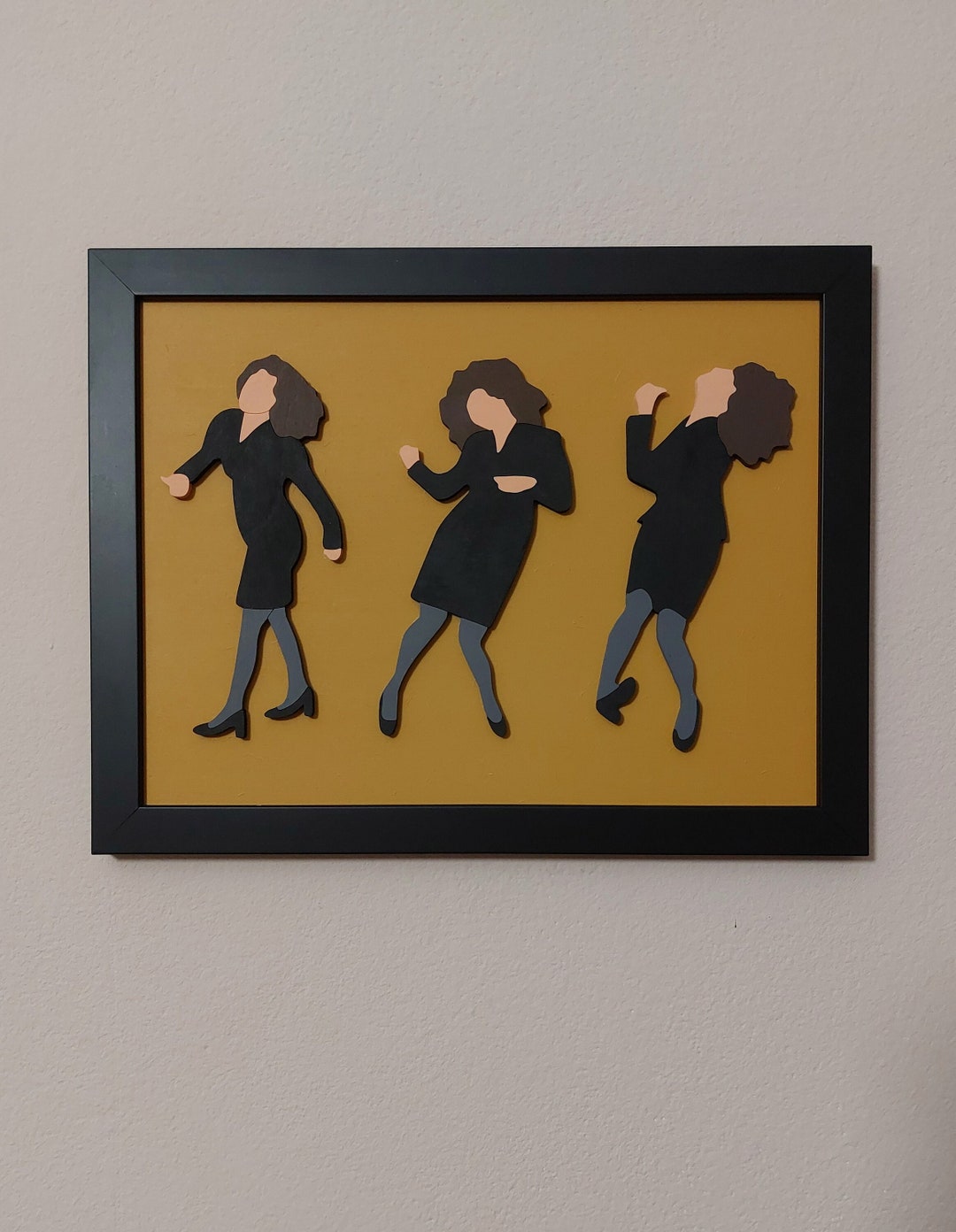 Elaine's Dancing, Seinfeld Wall Art Decor, 3D Seinfeld Framed Wall Art ...