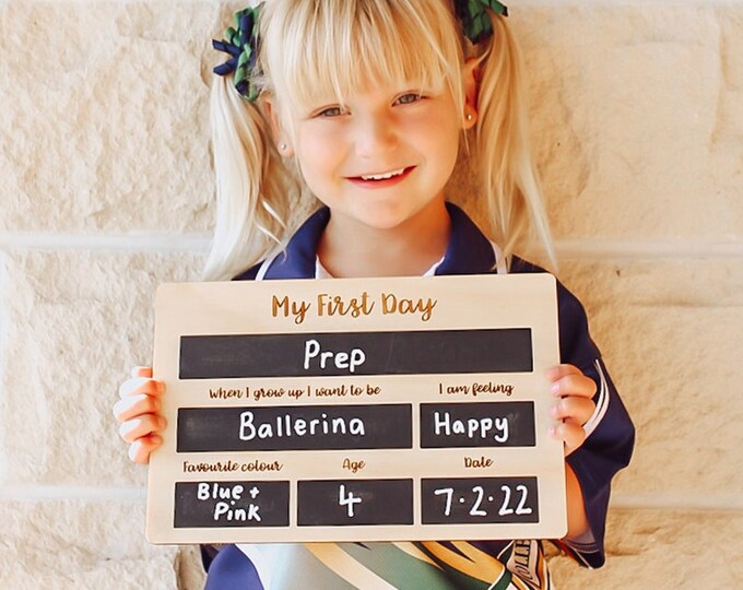 My First/last Day Photo School Sign | Back to School Sign | Starting ...