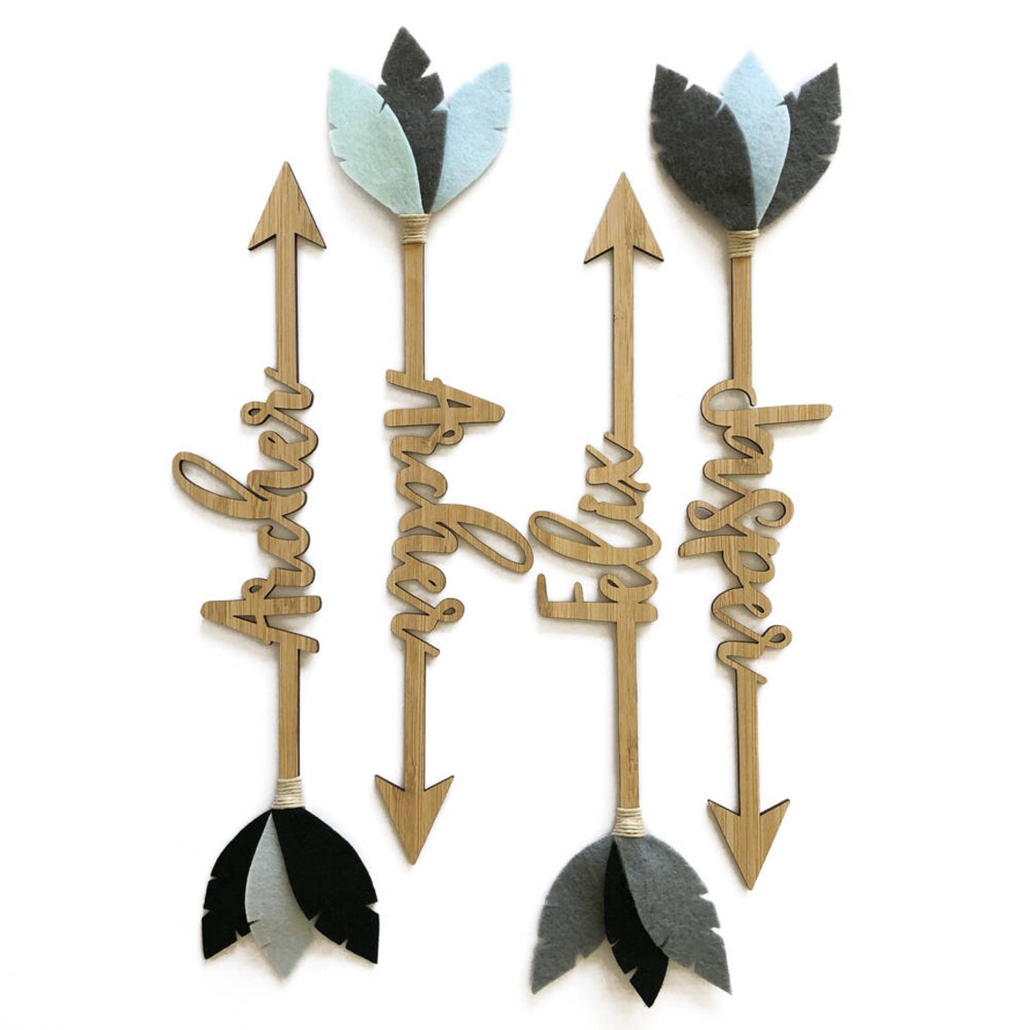 Custom Arrow Name Sign Laser Cut Nursery & Kids Decor | Etsy