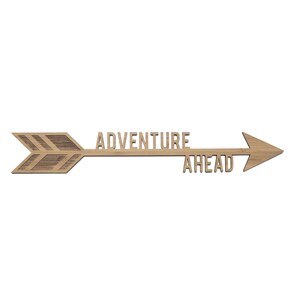 Adventure Ahead Arrow Laser Cut Nursery & Kids Decor - Etsy