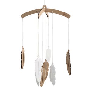 Feather Mobile | Nursery Mobile | Laser Cut Nursery & Kids Decor - Etsy