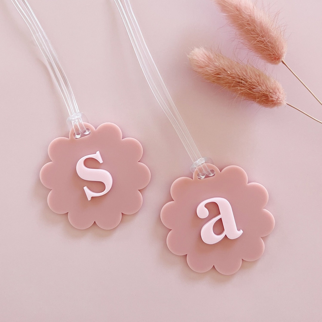 Initial Bag Tag | Back to School | Starting School Kinder Preschool - Etsy