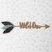 Custom Arrow Name Sign Laser Cut Nursery & Kids Decor - Etsy
