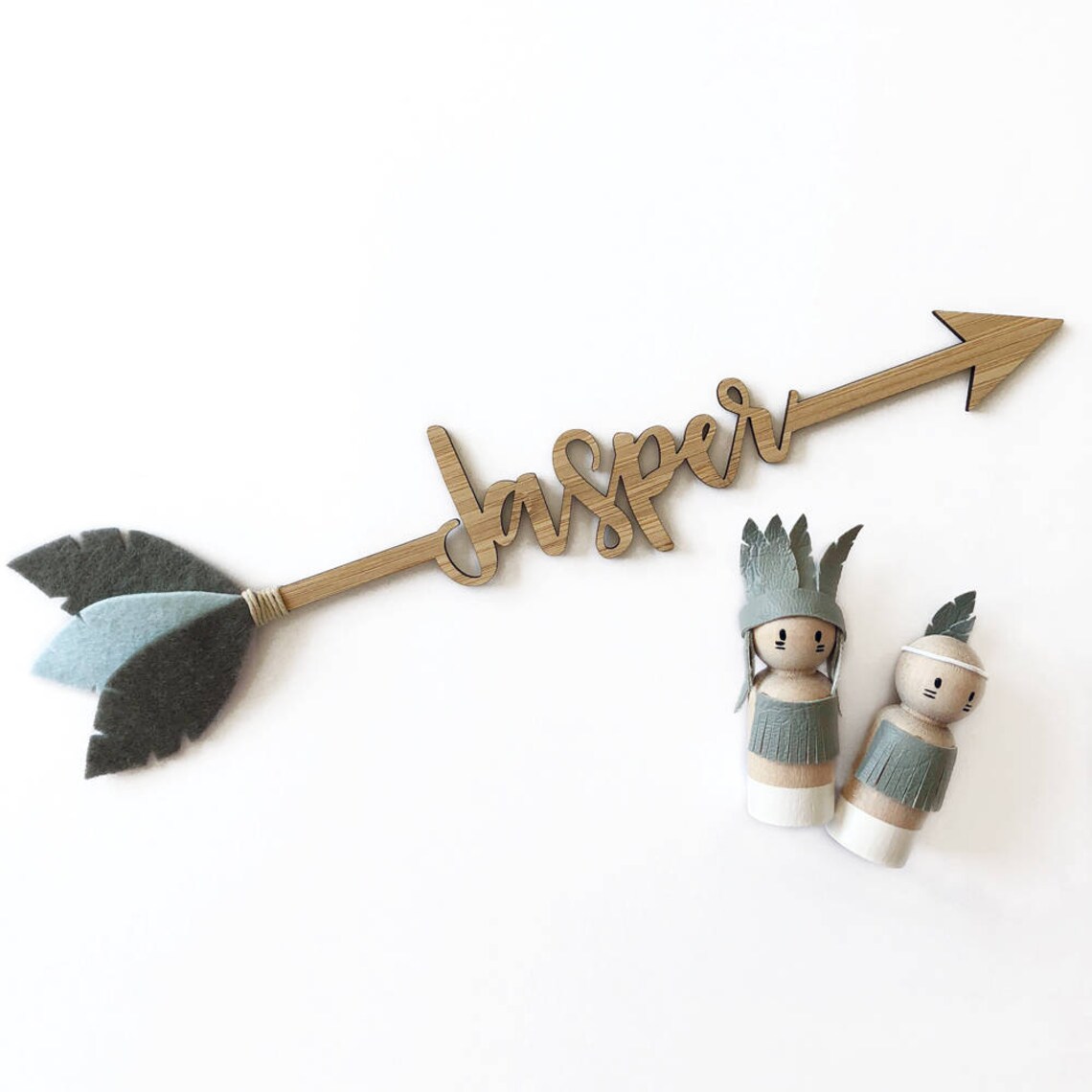 Custom Arrow Name Sign Laser Cut Nursery & Kids Decor | Etsy