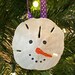 Adorable Large Sand Dollar Snowman Face Ornament - Etsy