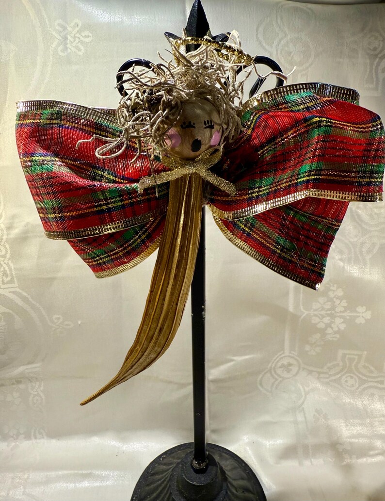 Unique~ Dried Okra Angel Ornament - Etsy