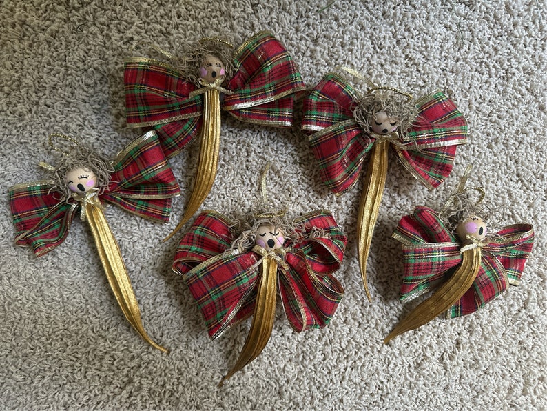 Unique~ Dried Okra Angel Ornament - Etsy