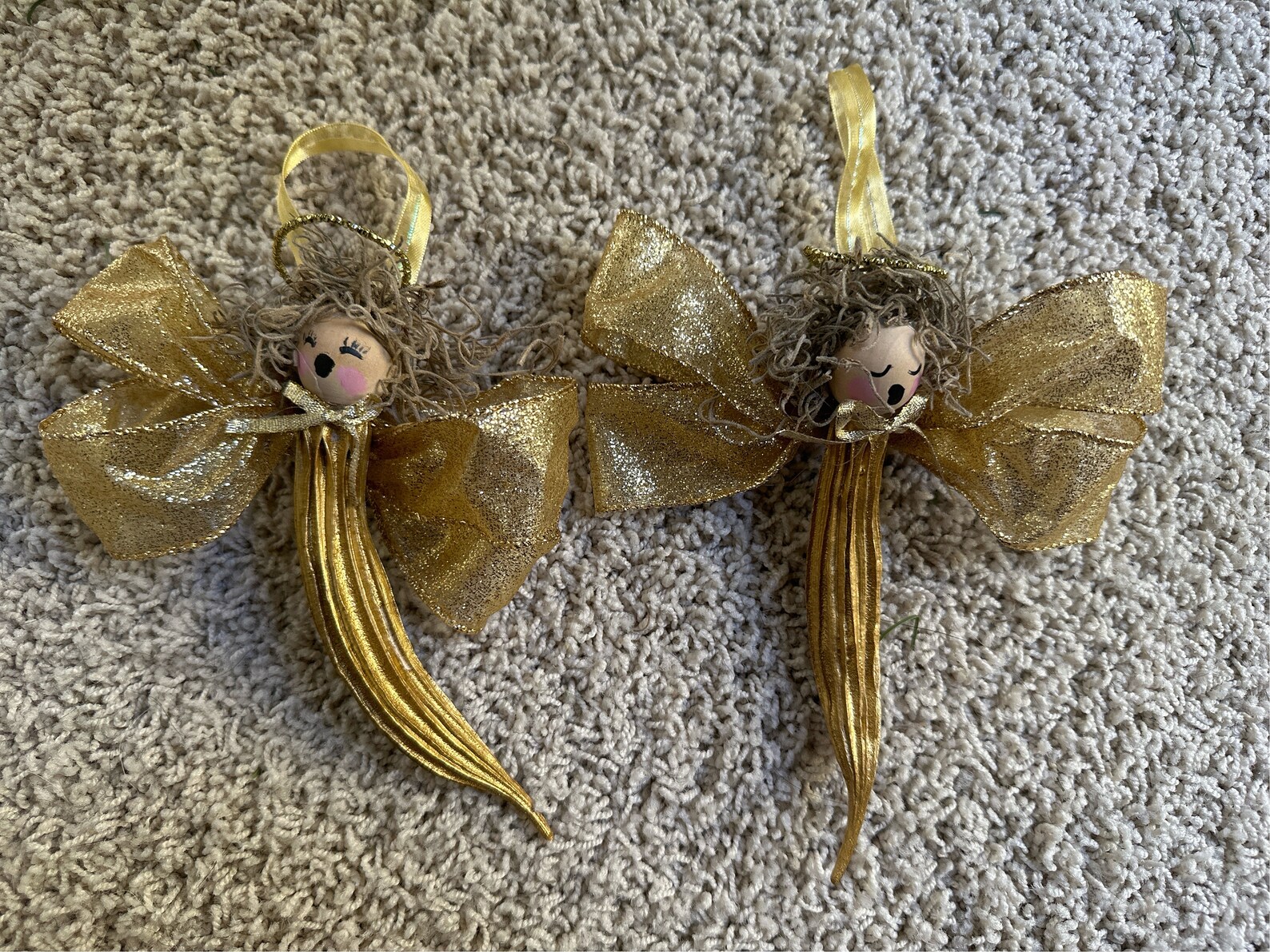 Unique~ Dried Okra Angel Ornament - Etsy