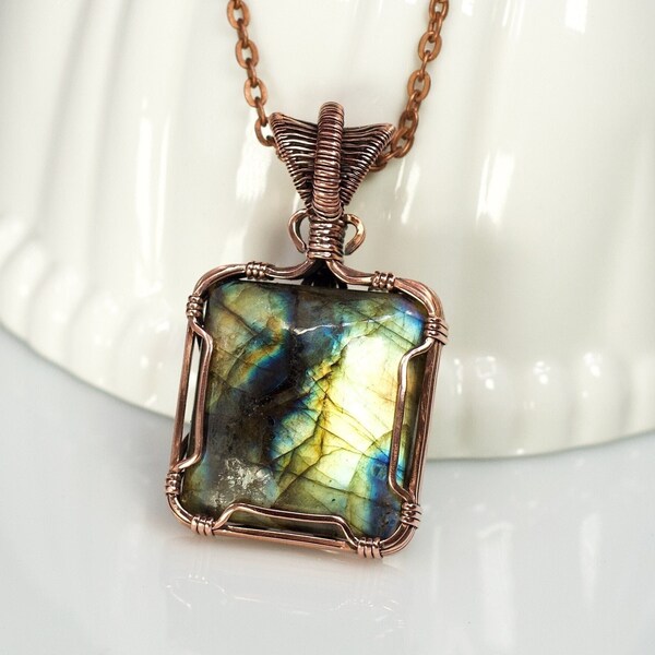 Wire Wrapped Square - Etsy