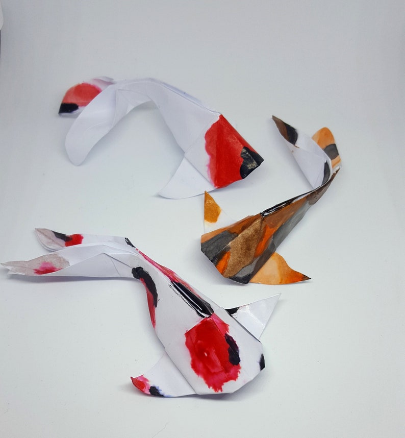Origami Koi Fish - Etsy