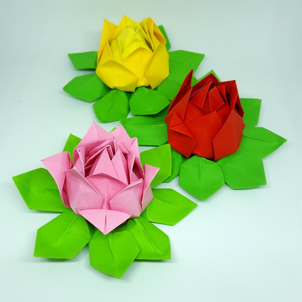 Origami Lotus - Etsy
